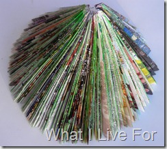 What I Live For: Magazine Christmas Tree